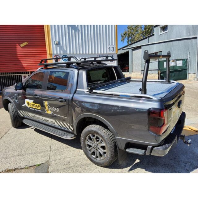 Ford Ranger Wildtrak Next-Gen P/Coated 63mm Rear Removable Trade Rack ...