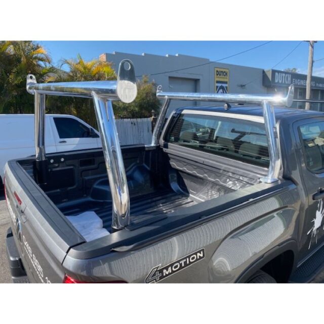 Volkswagen Amarok NF Polished 76mm Trade Racks - Roof Rack World