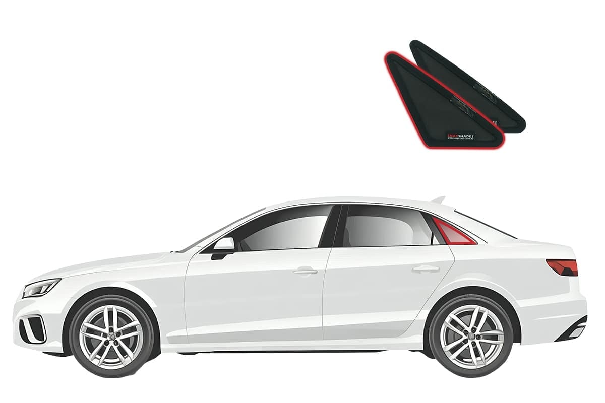 Audi A4 Sedan 5th Generation Port Window Snap Shades (B9/Typ 8W; 2016 ...