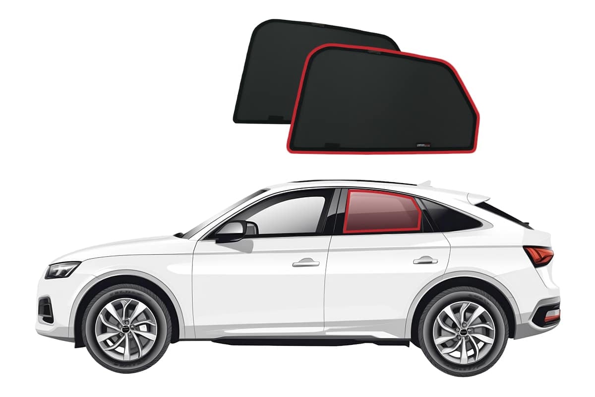 Audi Q5 Sportback 2nd Generation Car Rear Window Snap Shades (2021-2025 ...