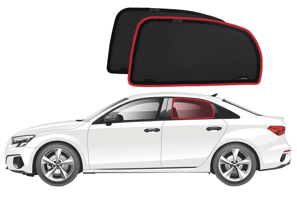 Audi A3 Sedan 4th Generation Car Rear Window Snap Shades (Typ 8Y; 2020 ...