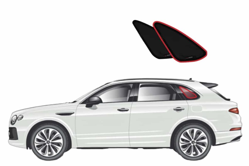 Bentley Bentayga Port Window Snap Shades (2015-Present) - Roof Rack World