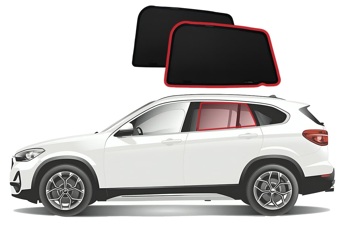 BMW X1 2nd Generation Car Rear Window Snap Shades (F48; 2015-2022 ...
