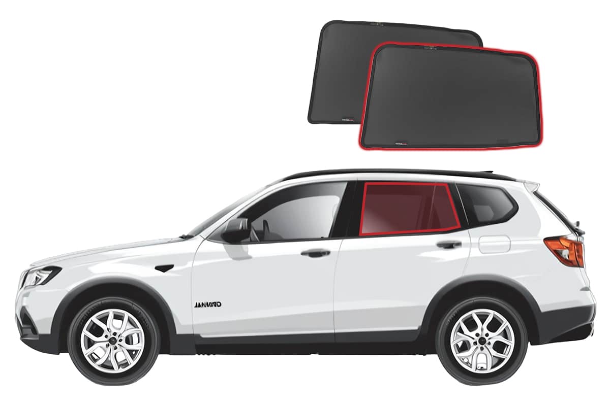 BMW X3 2nd Generation Car Rear Window Snap Shades (F25; 2011-2017 ...