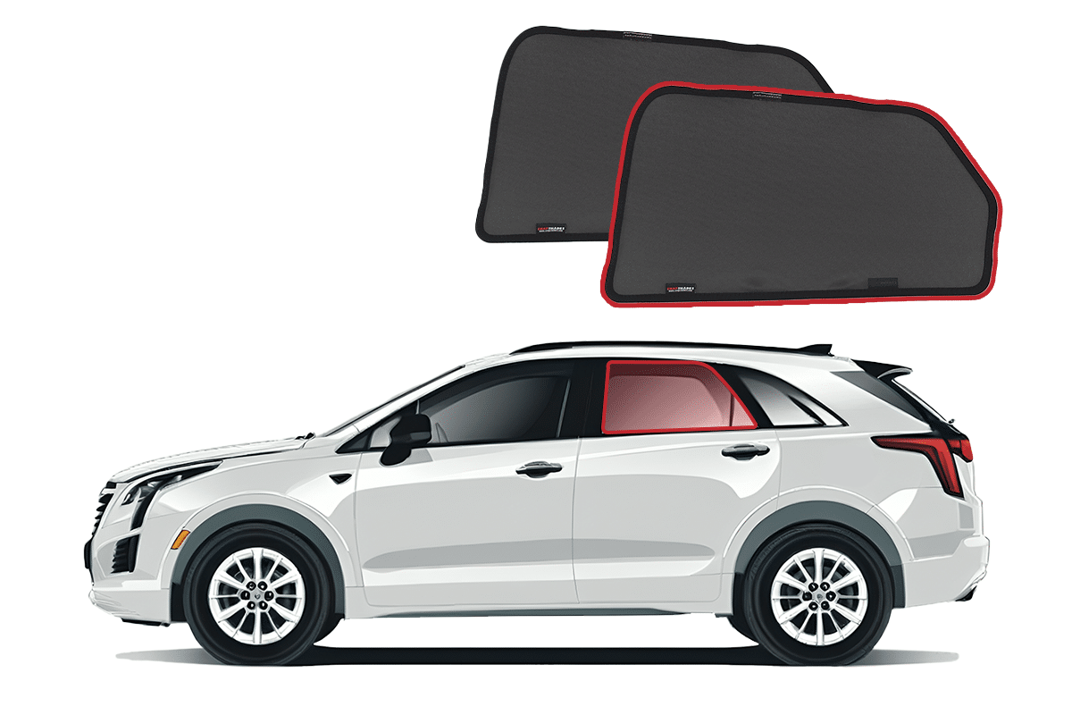Cadillac XT5 Car Rear Window Snap Shades (2017-Present) - Roof Rack World