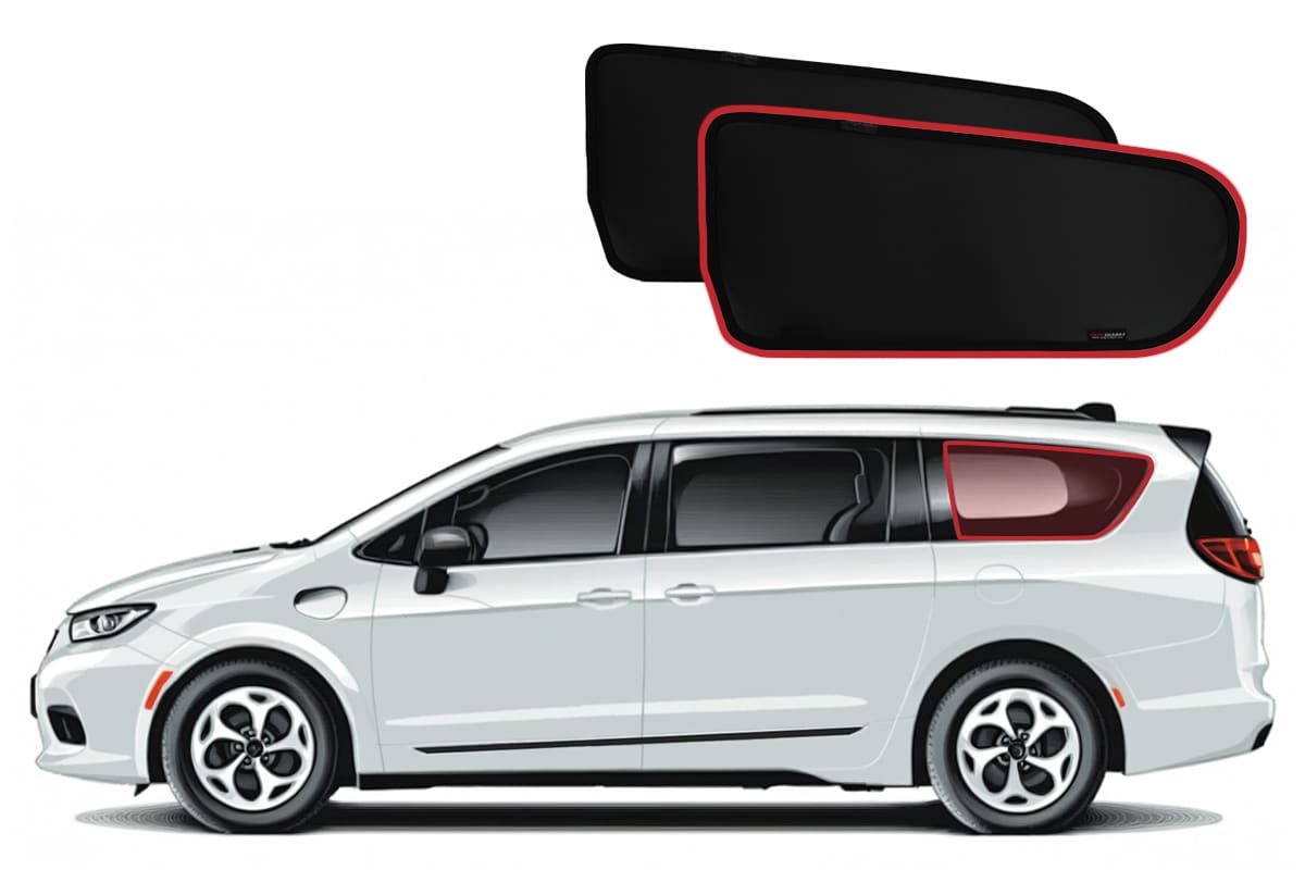 Chrysler Pacifica Port Window Snap Shades (2017-Present) - Roof Rack World