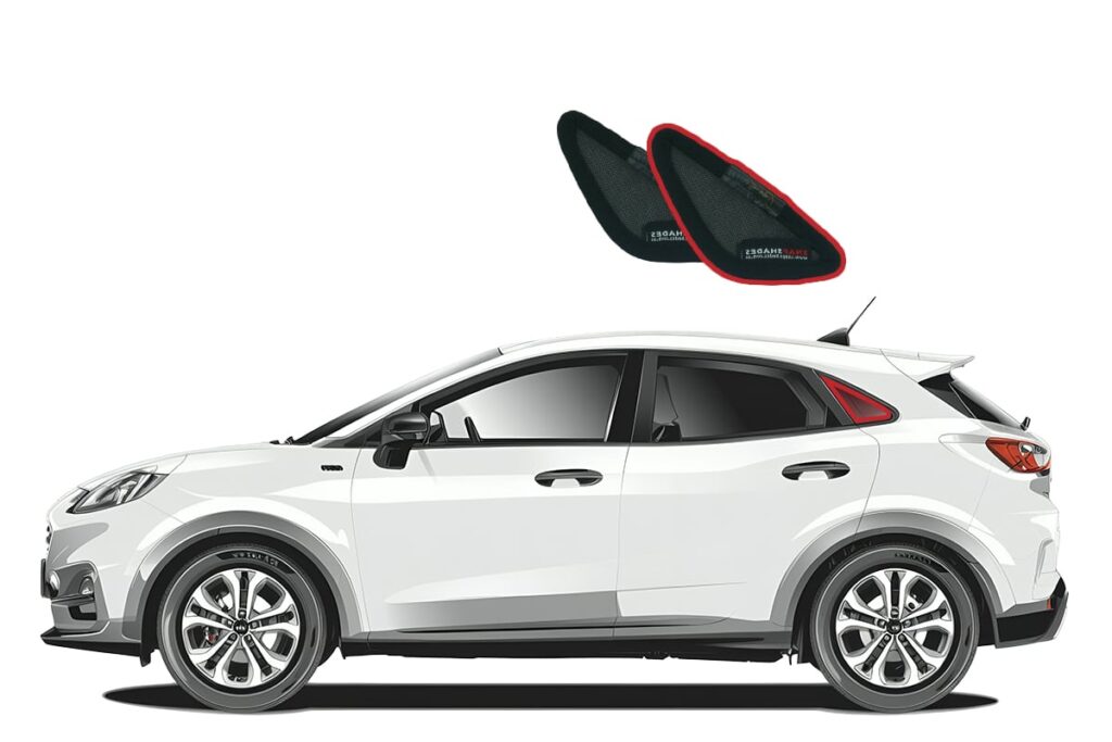 Ford Puma Port Window Snap Shades (2019-Present) - Roof Rack World