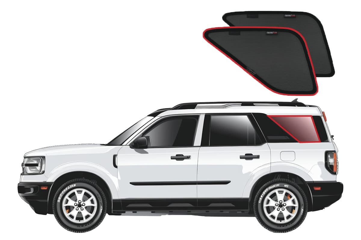 Ford Bronco Sport Port Window Snap Shades (CX430; 2020-Present) - Roof ...