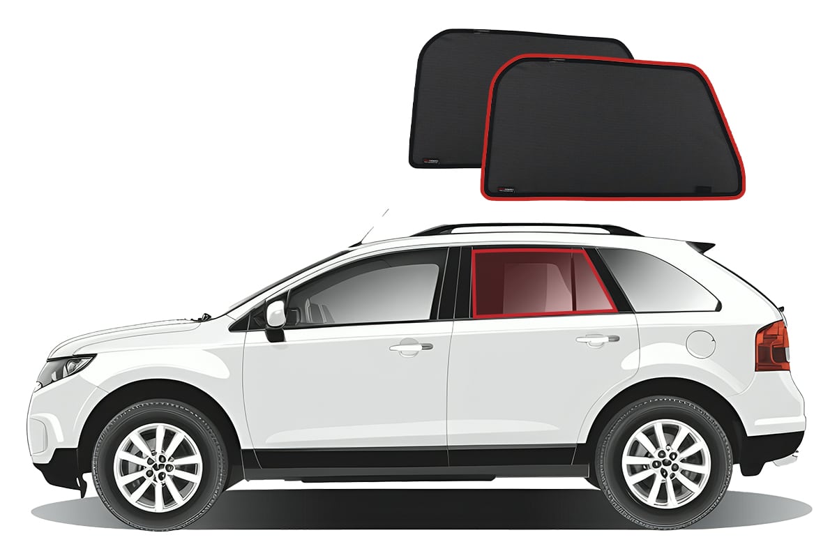 Ford Edge 1st Generation Car Rear Window Snap Shades (U387; 2007-2014 ...