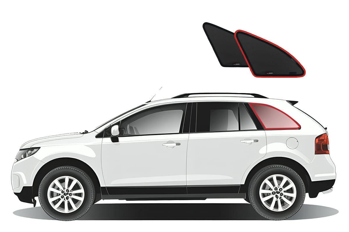 Ford Edge 1st Generation Port Window Snap Shades (U387; 2007-2014 ...