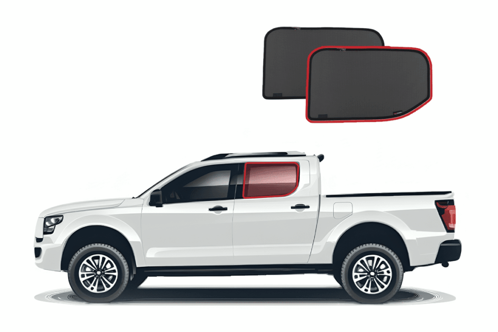 Great Wall Cannon Alpha/Shanhai Cannon Car Rear Window Snap Shades ...