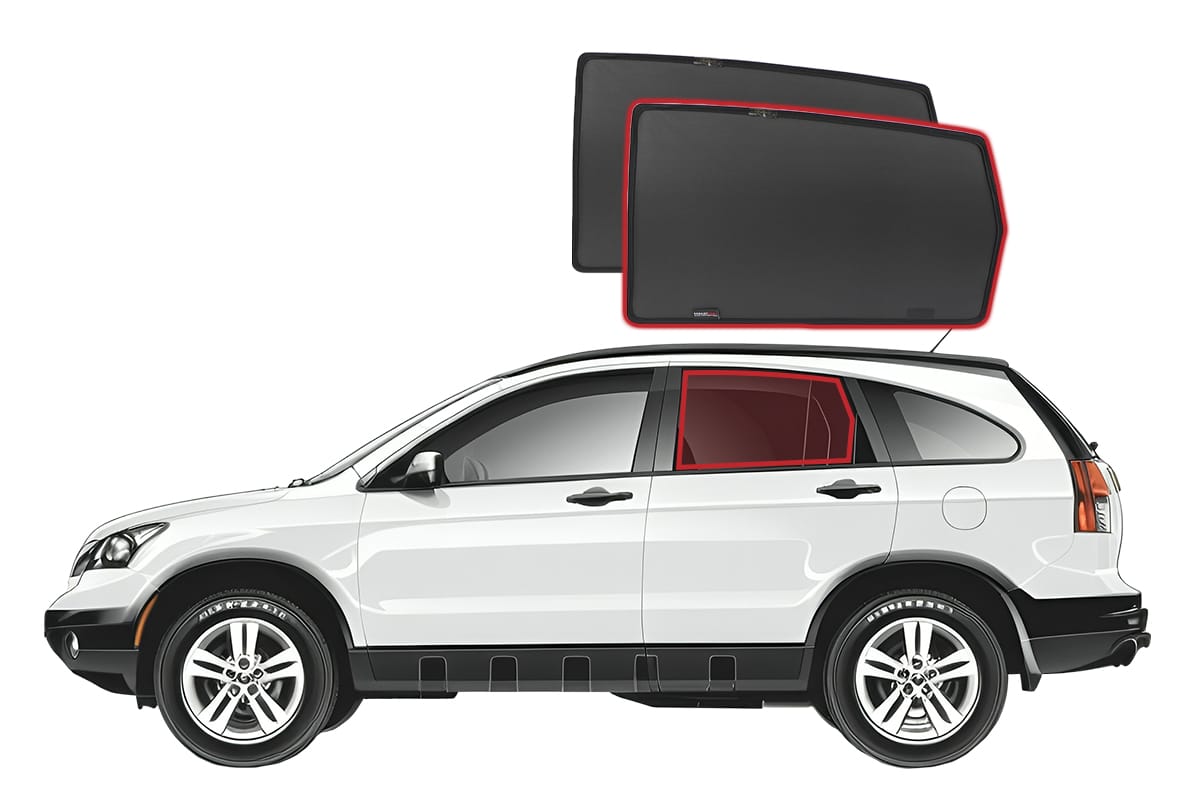 Honda CR-V 3rd Generation Car Rear Window Snap Shades (2007-2012 ...