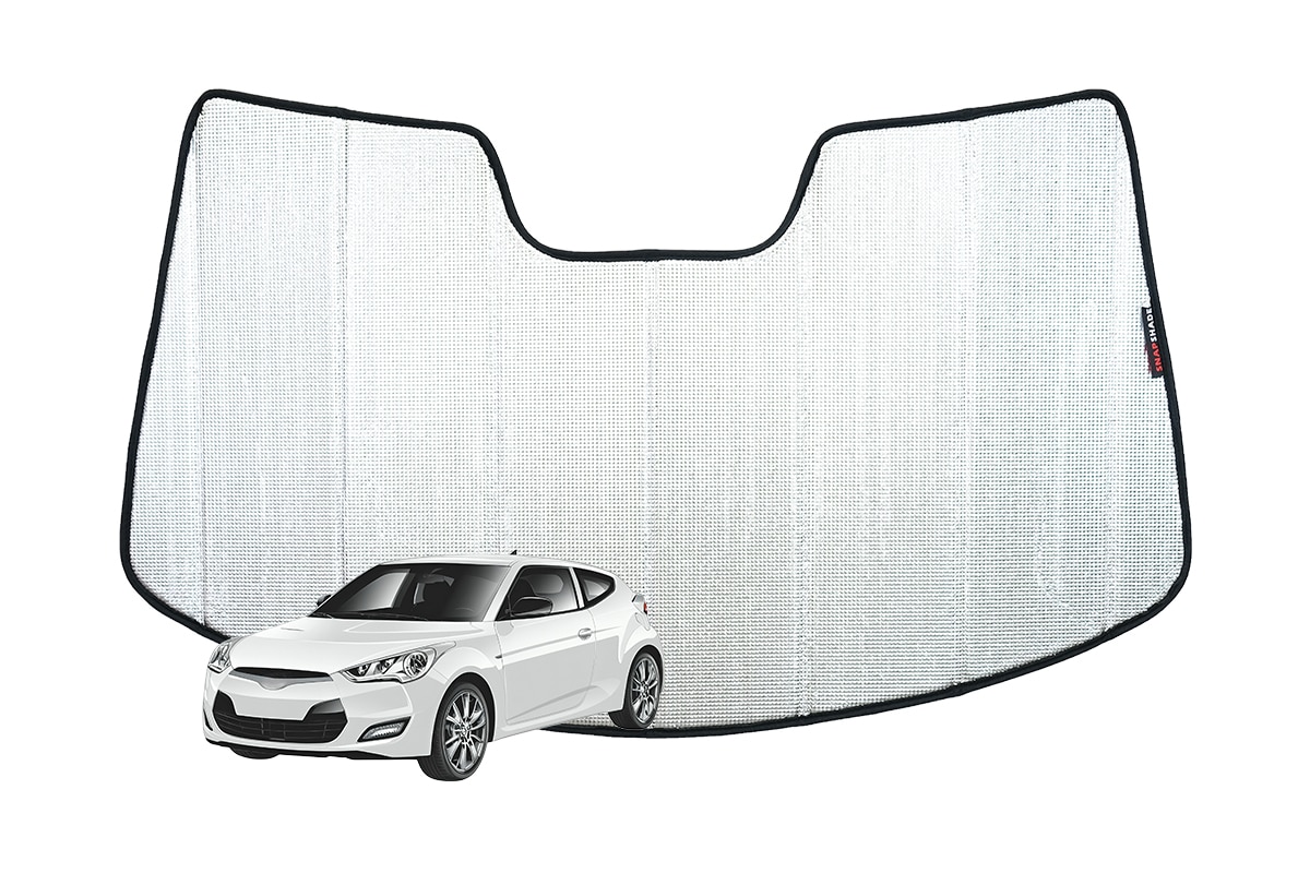 Hyundai Veloster 1st Generation Front Windscreen Sun Snap Shades (2012 ...