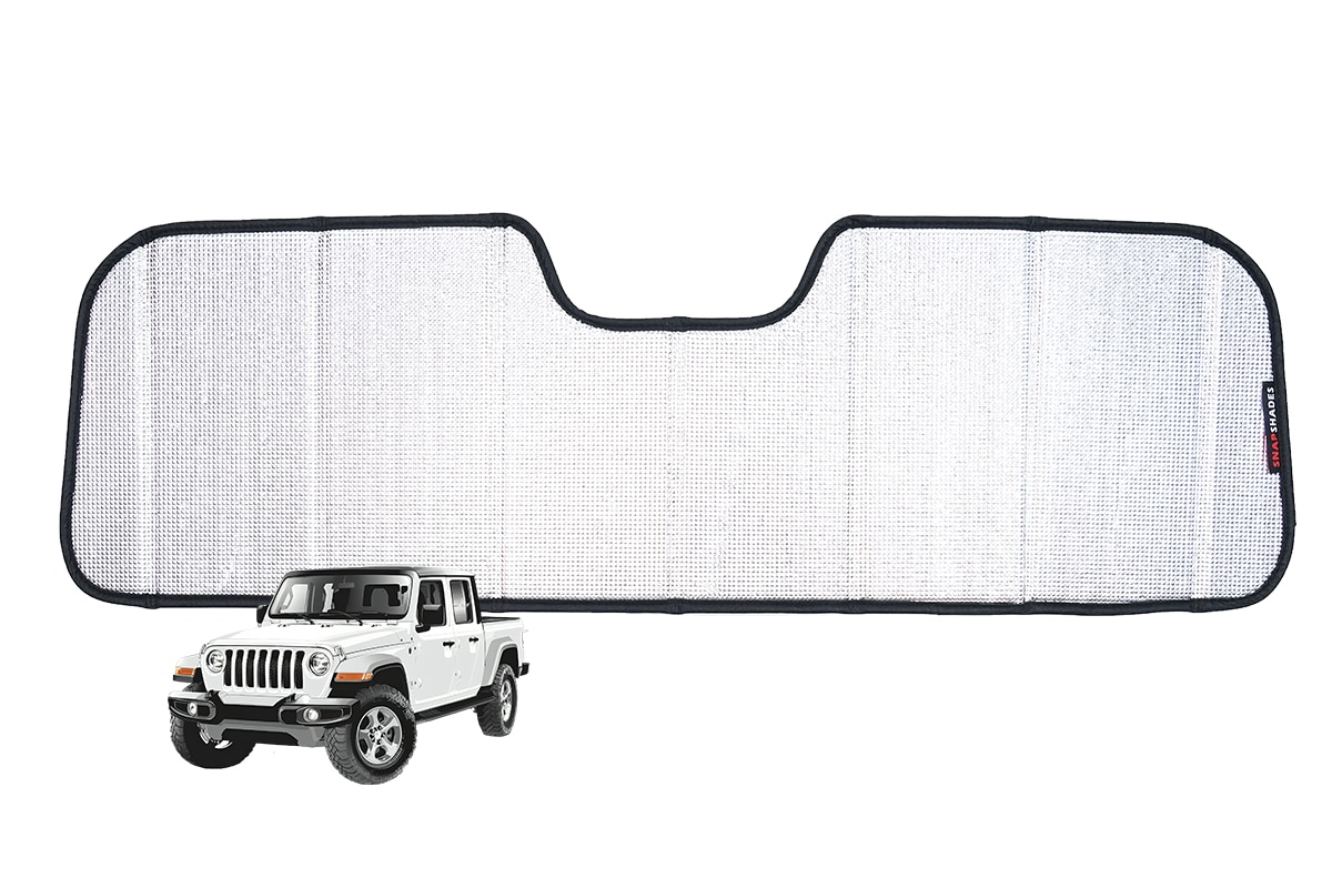 Jeep Gladiator/Wrangler Front Windscreen Sun Snap Shades (JT/JL; 2018 ...