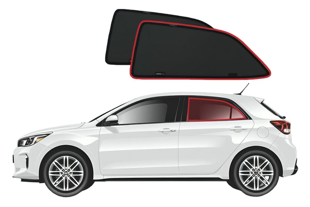 KIA Rio Hatchback 4th Generation (Global Version) Car Rear Window Snap ...