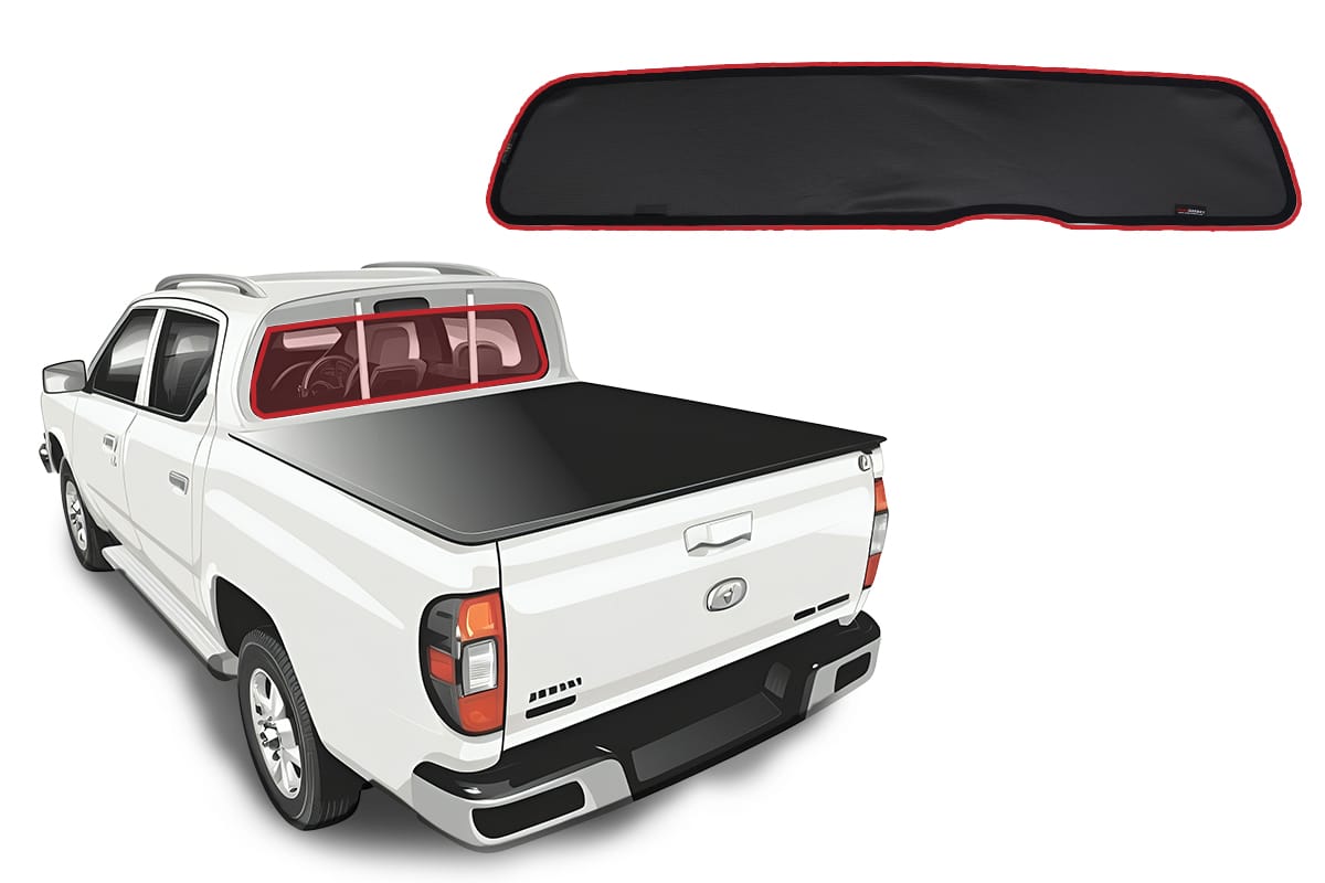 LDV T60 Rear Windscreen Snap Shades (2017-Present) - Roof Rack World