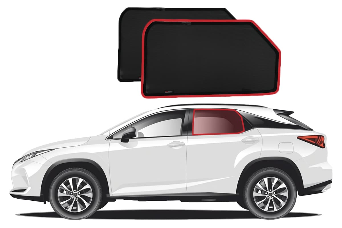 Lexus RX L 4th Generation Car Rear Window Snap Shades (AL20; 2015-2022 ...