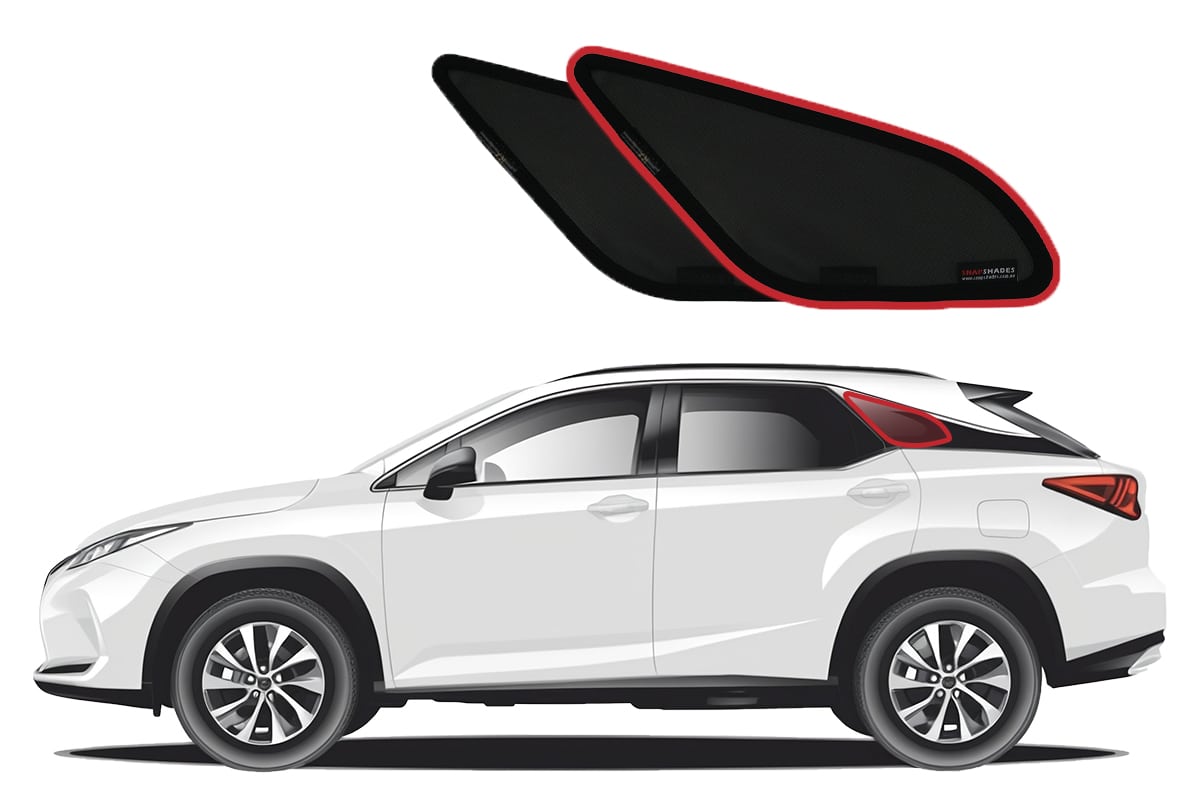 Lexus RX L 4th Generation Port Window Snap Shades (AL20; 2015-2022 ...