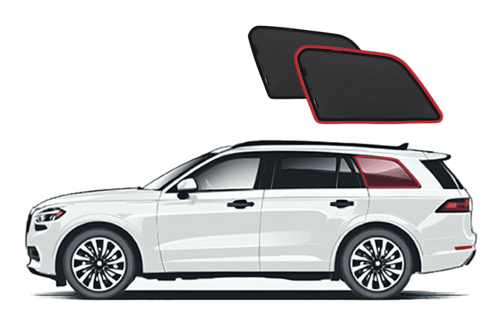 Lincoln Aviator 2nd Generation Port Window Snap Shades (U611; 2020 ...