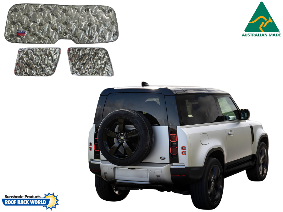 Land Rover Defender 90 Series (2020+) | Solarscreen Cargo Set - Roof ...