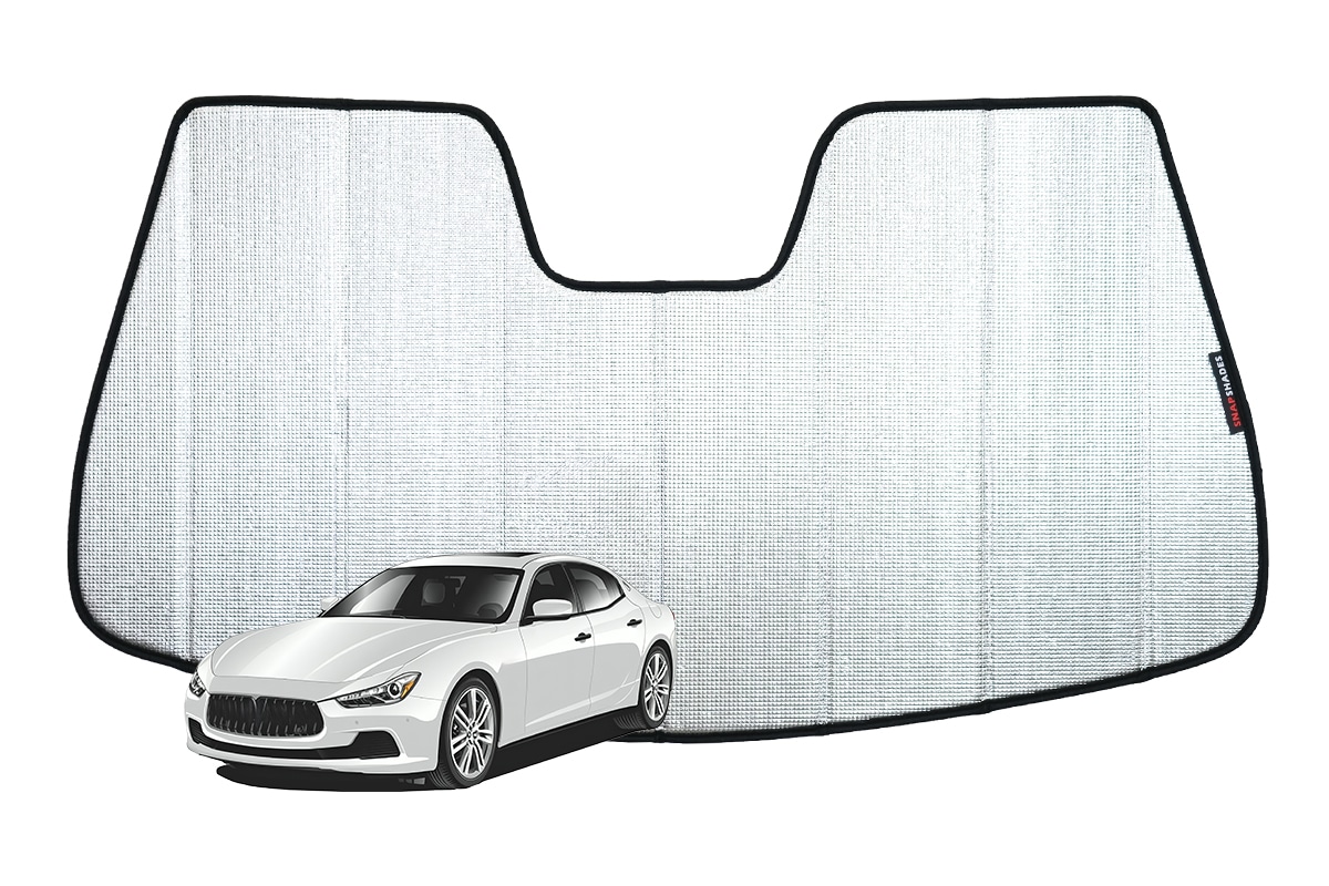 Maserati Ghibli Front Windscreen Sun Snap Shades (M157; 2013-Present ...