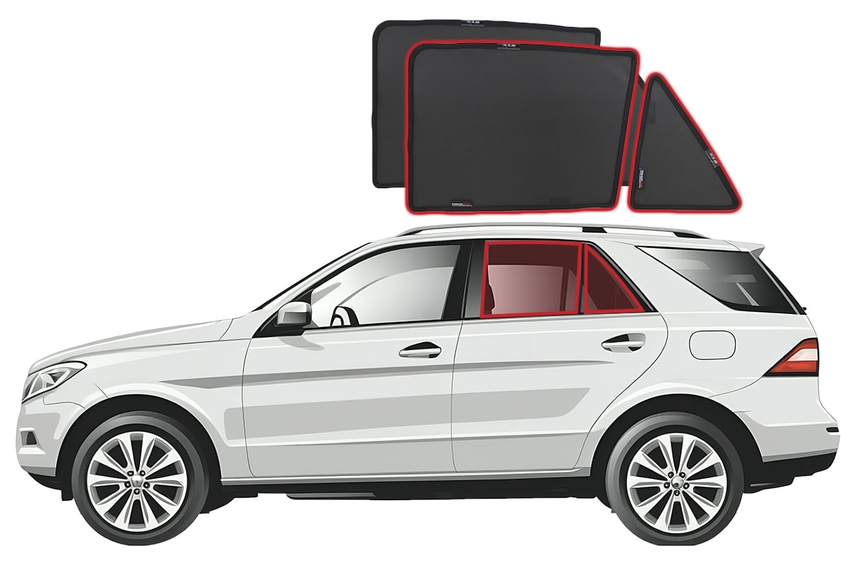 Mercedes-Benz M-Class/GLE SUV 3rd Generation Car Rear Window Snap ...