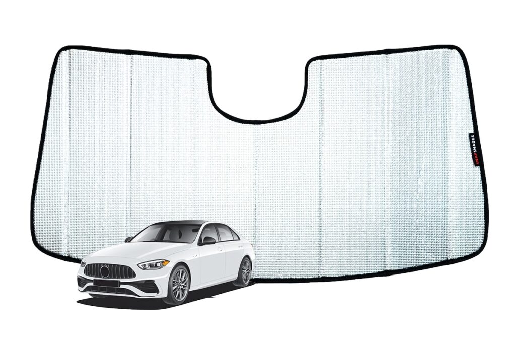 Mercedes-Benz CLS-Class 3rd Generation Front Windscreen Sun Snap Shades ...