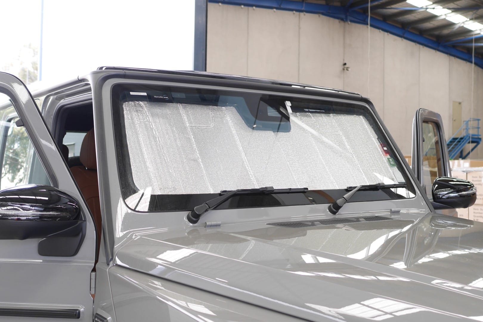 Mercedes-Benz G-Class 2nd Generation Front Windscreen Sun Snap Shades ...