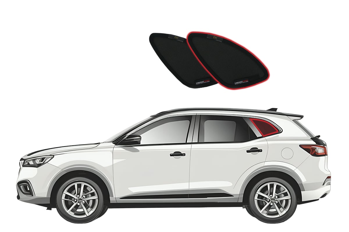 MG HS 1st Generation Port Window Snap Shades (2018-2024) - Roof Rack World