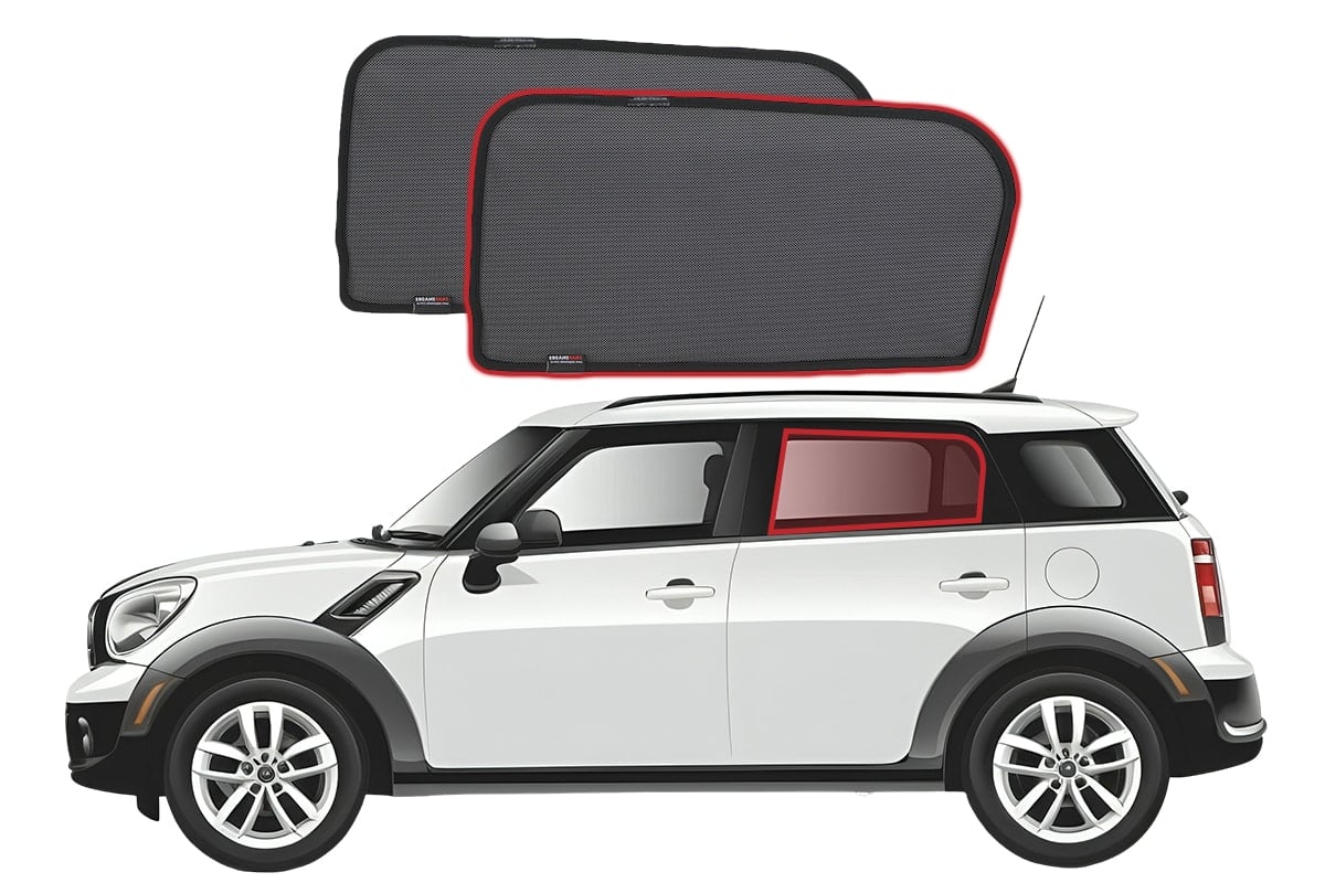 MINI Countryman 1st Generation Car Rear Window Snap Shades (R60; 2010 ...