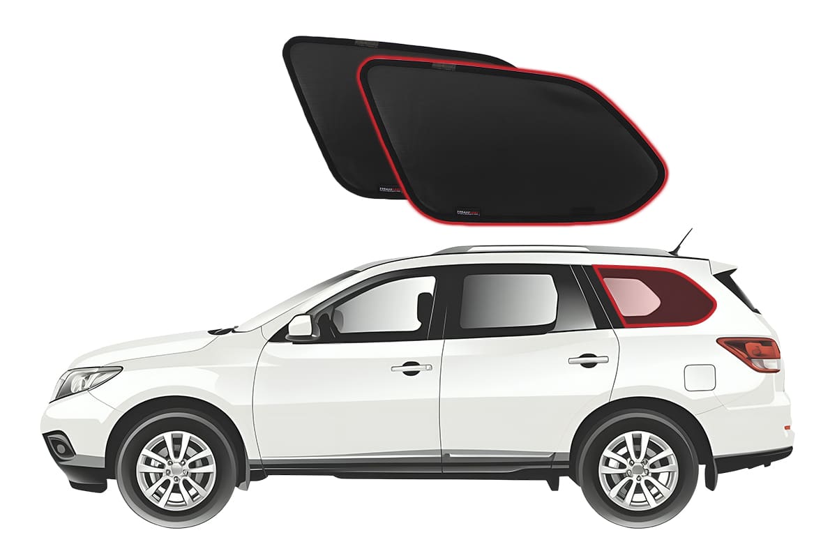 Nissan Pathfinder 4th Generation Port Window Snap Shades (R52; 2013 ...