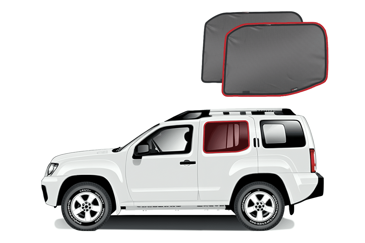 Nissan Xterra 2nd Generation Car Rear Window Snap Shades (N50; 2005 ...