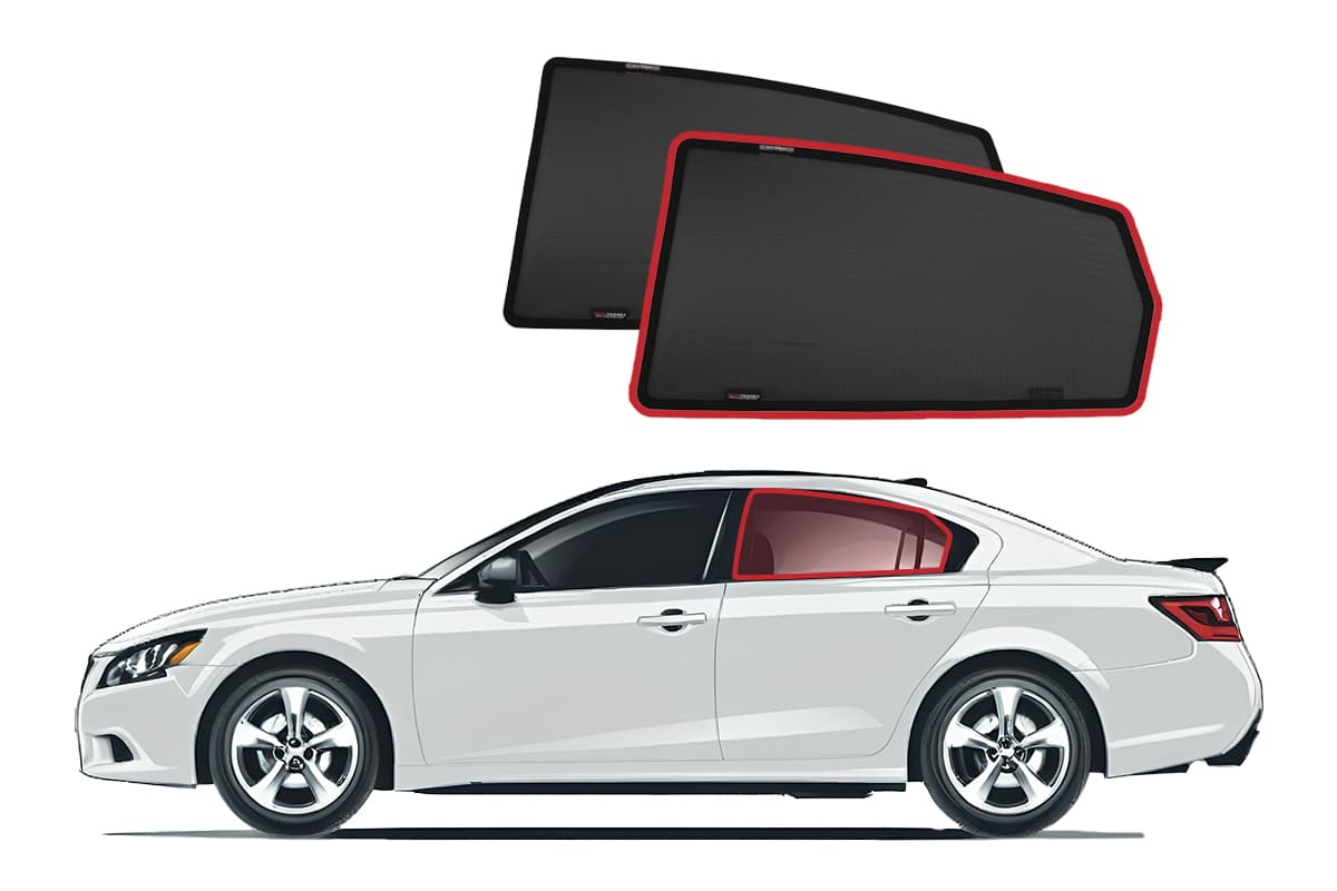Nissan Maxima/Teana 2nd Generation Car Rear Window Snap Shades (J32 ...