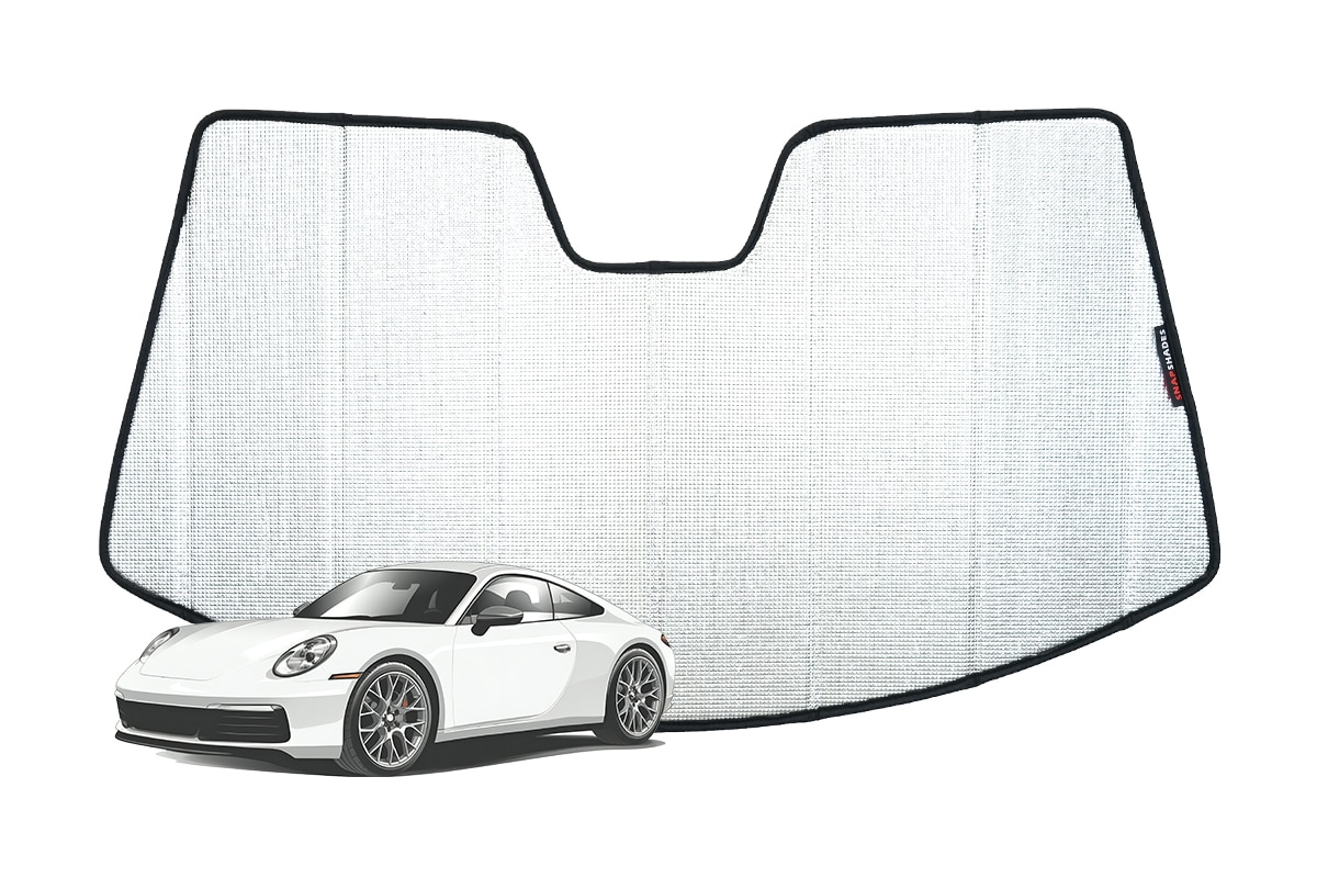 Porsche 911 8th Generation Front Windscreen Sun Snap Shades (992; 2019 ...