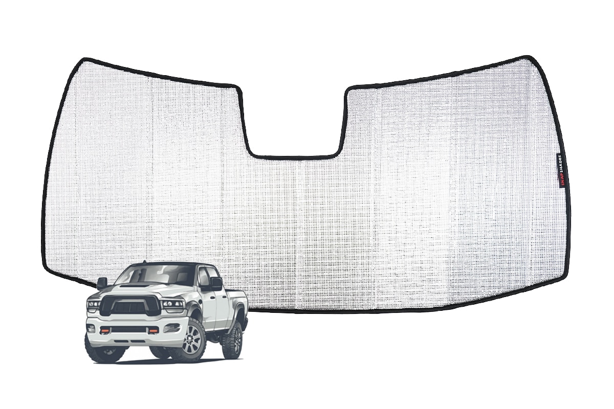 Dodge RAM HD 2500/3500/4500/5500 4th Generation Front Windscreen Sun ...