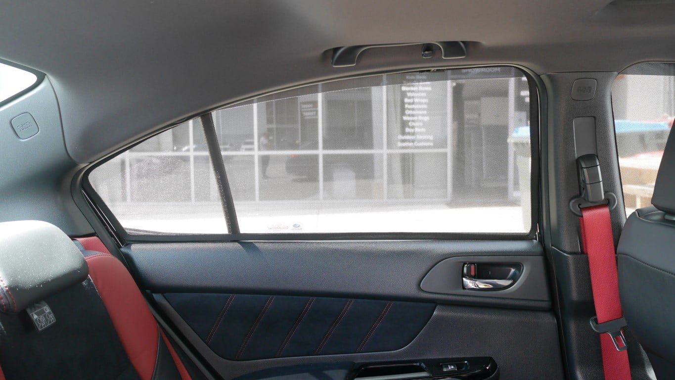 Subaru WRX Sedan 1st Generation Car Rear Window Snap Shades (VA; 2014 ...