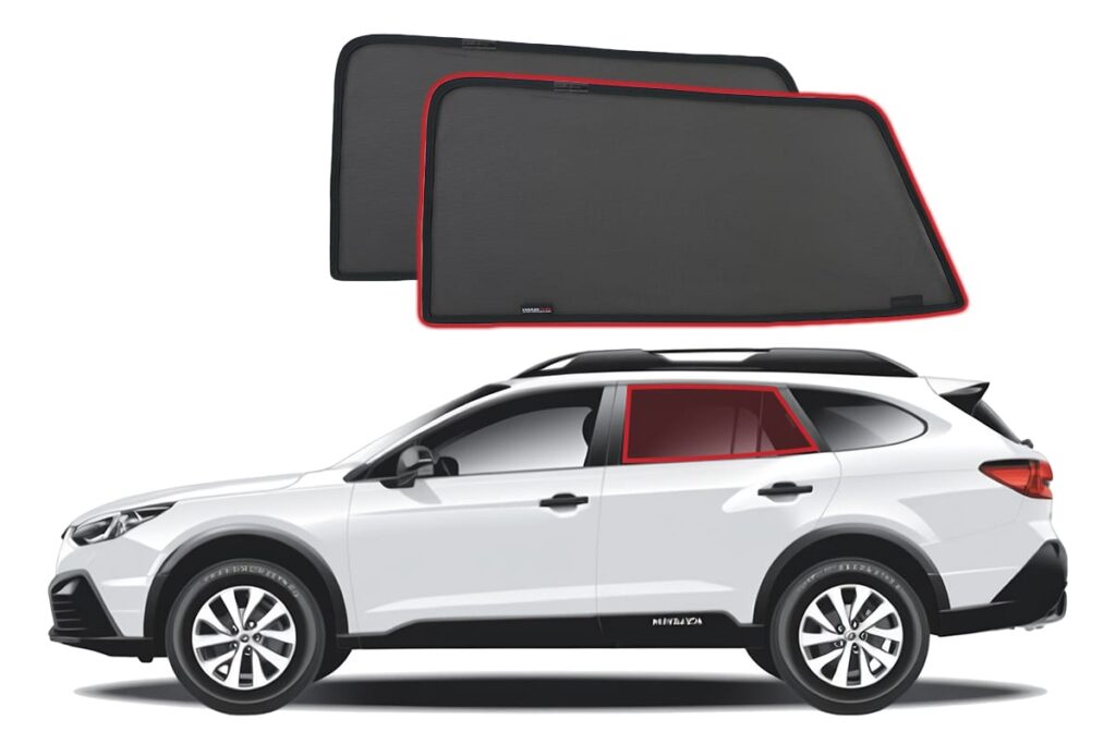 Subaru Outback 6th Generation Car Rear Window Snap Shades (BT; 2020 ...