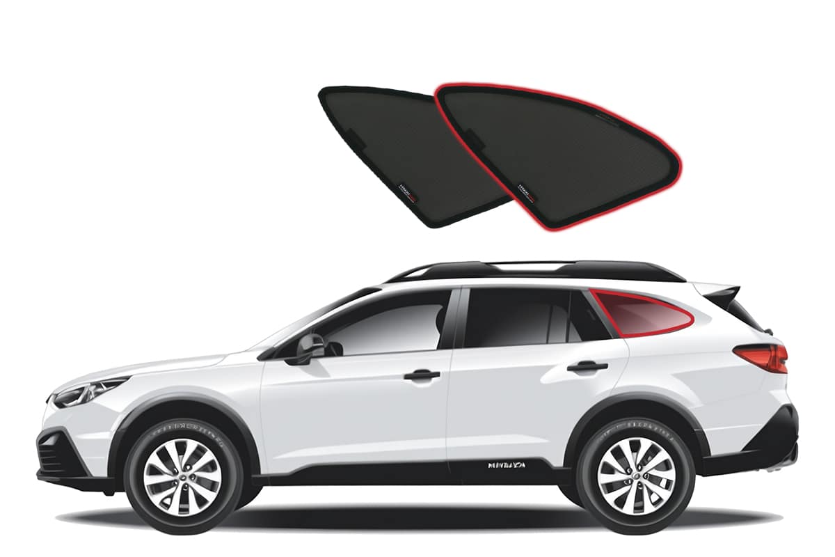 Subaru Outback 6th Generation Port Window Snap Shades (BT; 2020-2025 ...