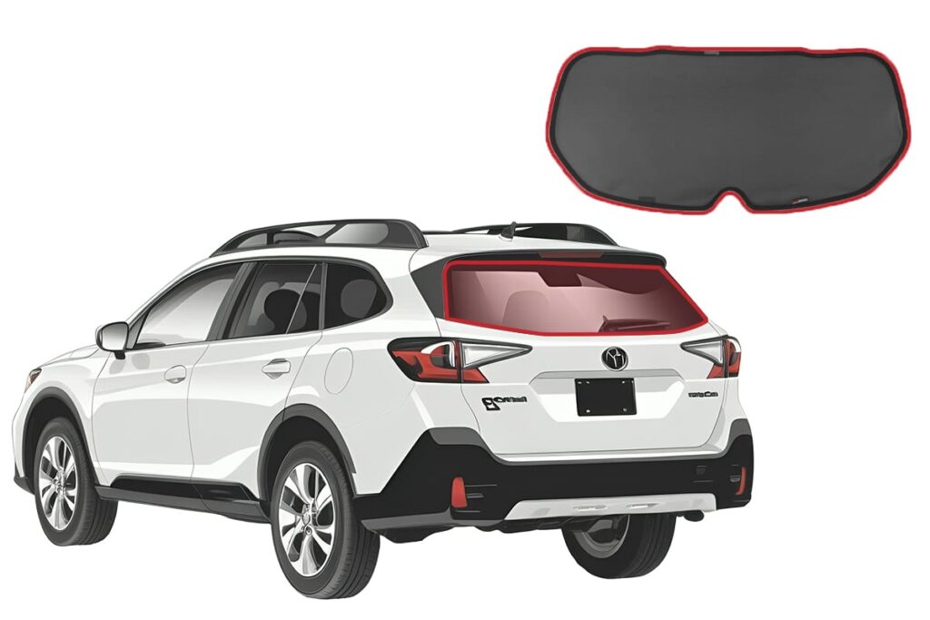Subaru Outback 6th Generation Rear Windscreen Snap Shades (BT; 2020 ...