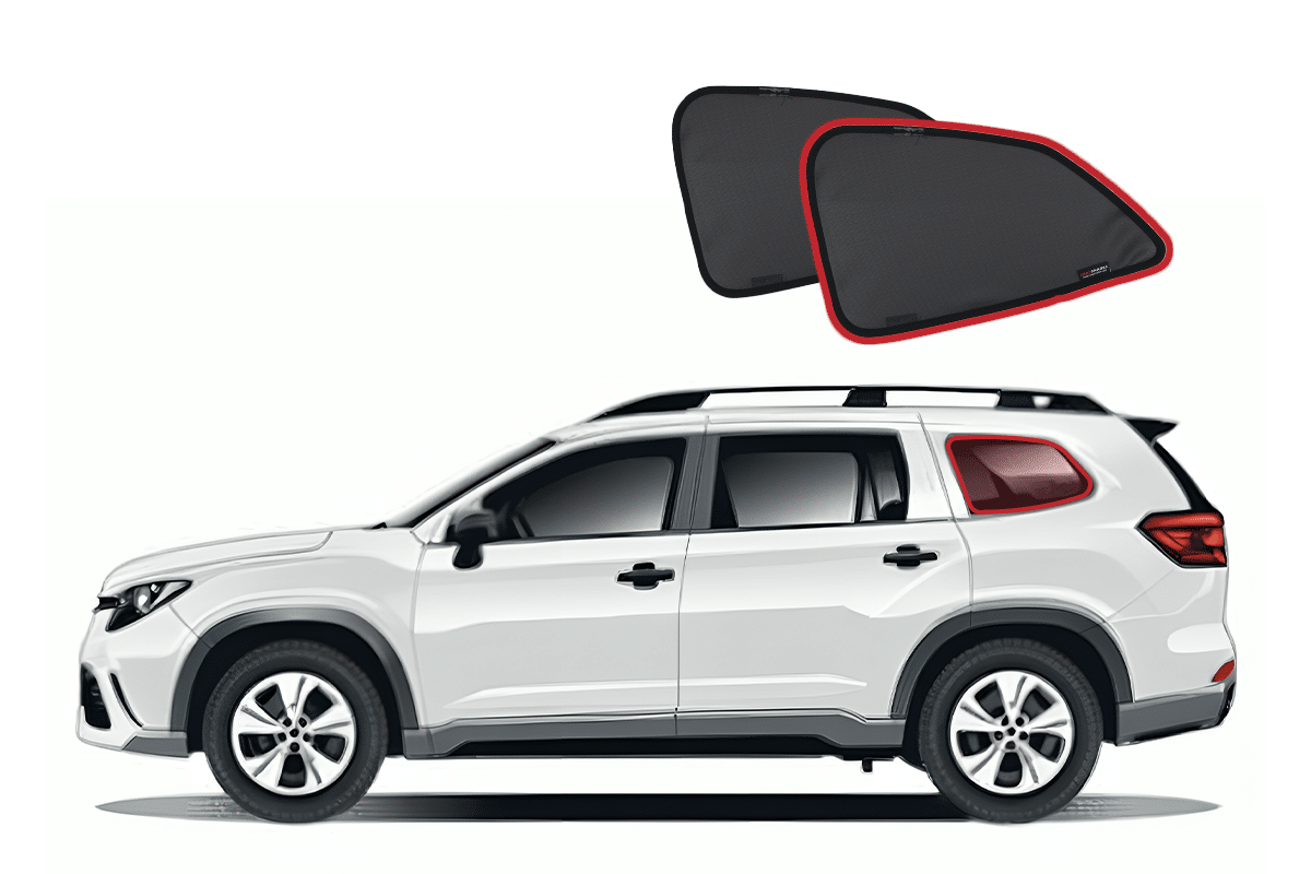 Subaru Ascent Port Window Snap Shades (WM; 2019-Present) - Roof Rack World