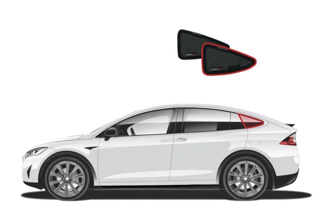 Tesla Model X Port Window Snap Shades (2015-Present) - Roof Rack World