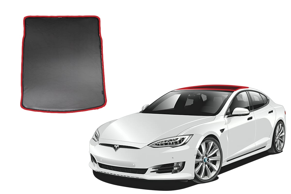Tesla Model S Panoramic Glass Snap Shades (1 piece) (2019-2021) - Roof ...
