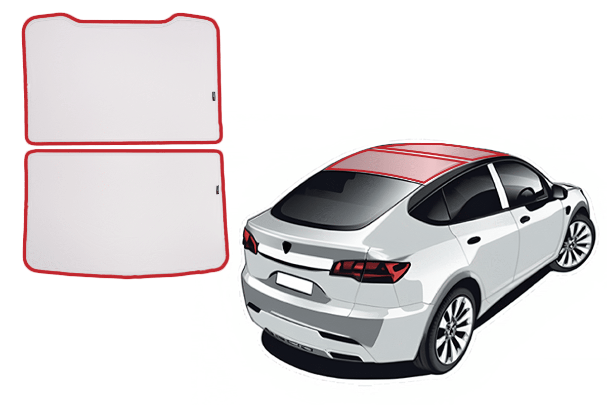 Tesla Model Y (Facelift) Premium Panoramic Glass Shade (2025-Present ...