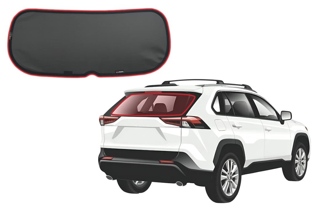 Toyota RAV4 5th Generation | Suzuki Across Rear Windscreen Snap Shades ...