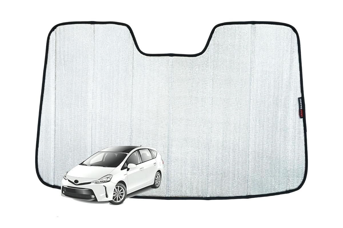 Toyota Prius V | Daihatsu Mebius Front Windscreen Sun Snap Shades ...