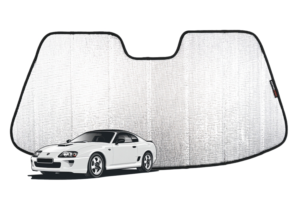 Toyota Supra 4th Generation Front Windscreen Sun Snap Shades (A80; 1993 ...