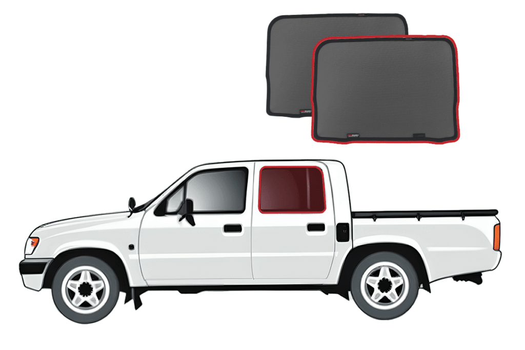 Toyota Hilux Dual Cab Ute 6th Generation Car Rear Window Snap Shades ...
