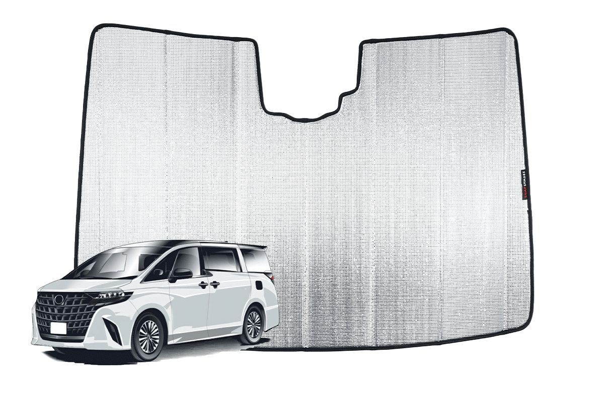 Toyota Alphard/Vellfire 4th Generation Front Windscreen Sun Snap Shades ...