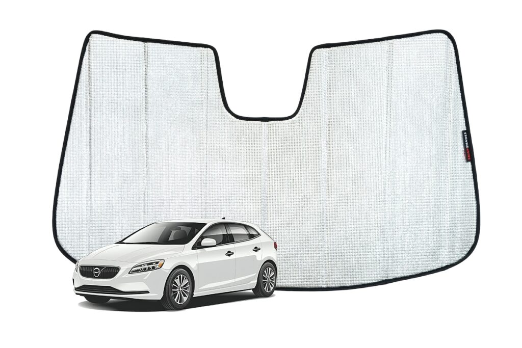 Volvo V40 Front Windscreen Sun Snap Shades (2012-2019) - Roof Rack World