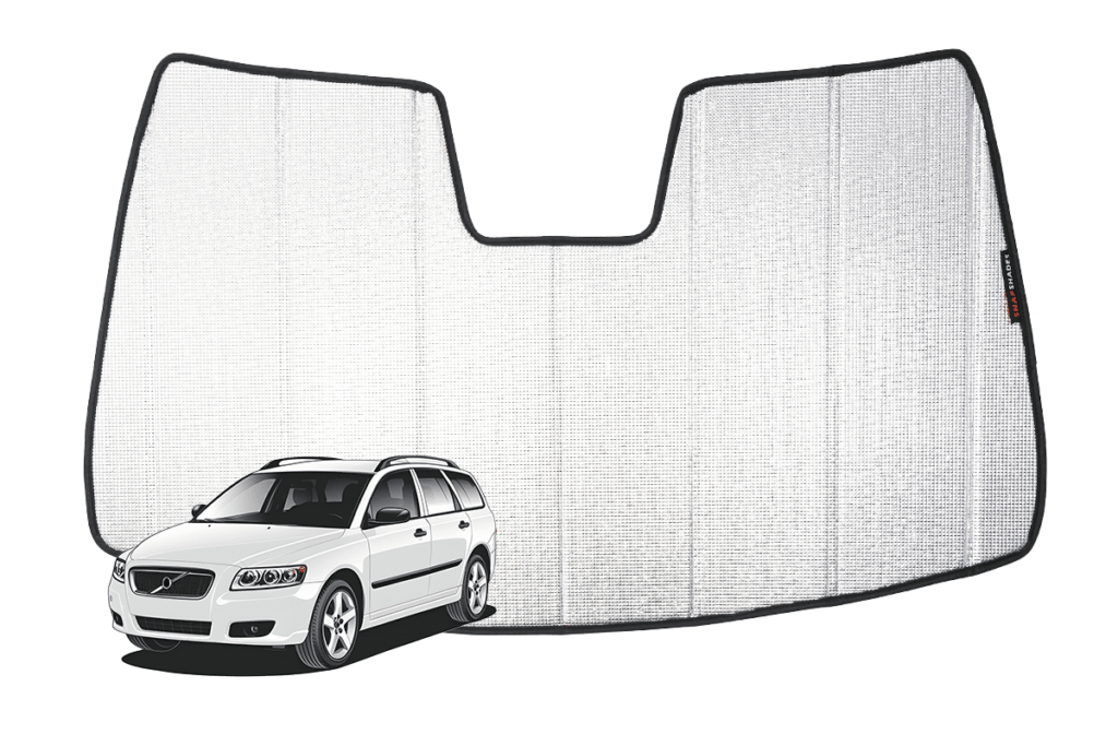 Volvo V50/S40 Front Windscreen Sun Snap Shades (2004-2012) - Roof Rack ...